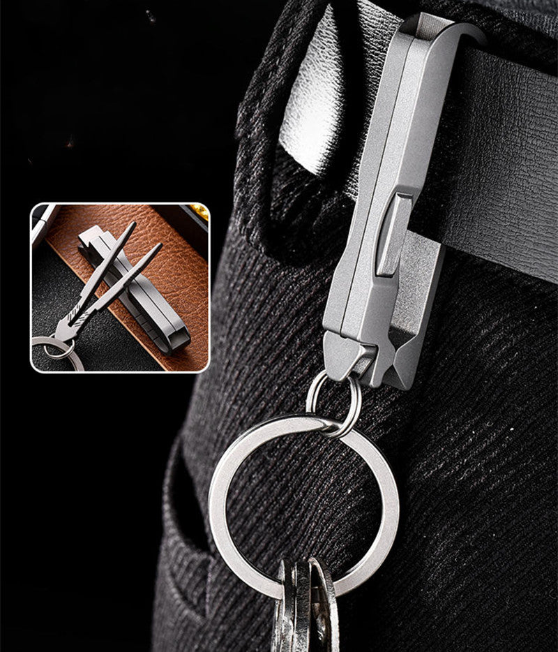 Titanium Alloy EDC Car Keychain – GizModern
