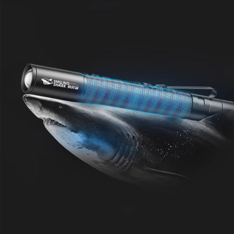 Pen Clip Design Retractable Zoomable Super Bright Flashlight – GizModern