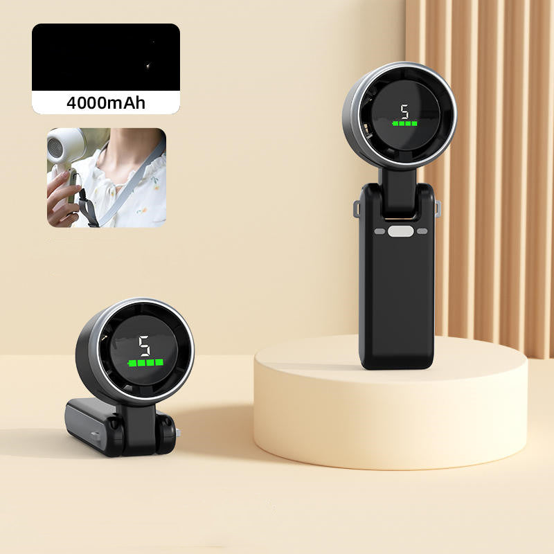 4000mAh Turbocharged Handheld Mini Fan – GizModern