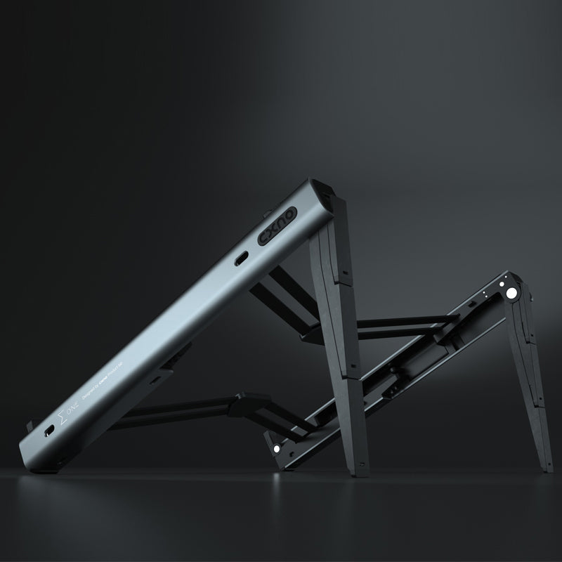 Removable Folding Laptop Stand With Docking Station – GizModern