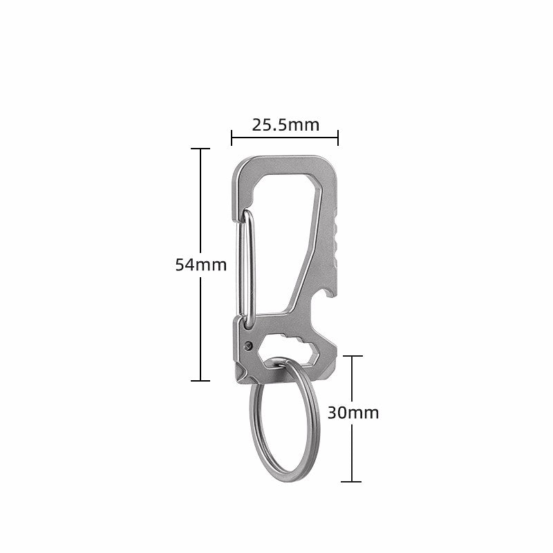 Titanium Alloy Multifunctional Minimalist Keychain Hook – GizModern