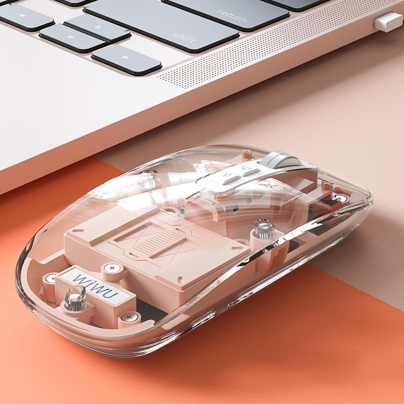 Transparent Wireless Silent Bluetooth Mouse – GizModern