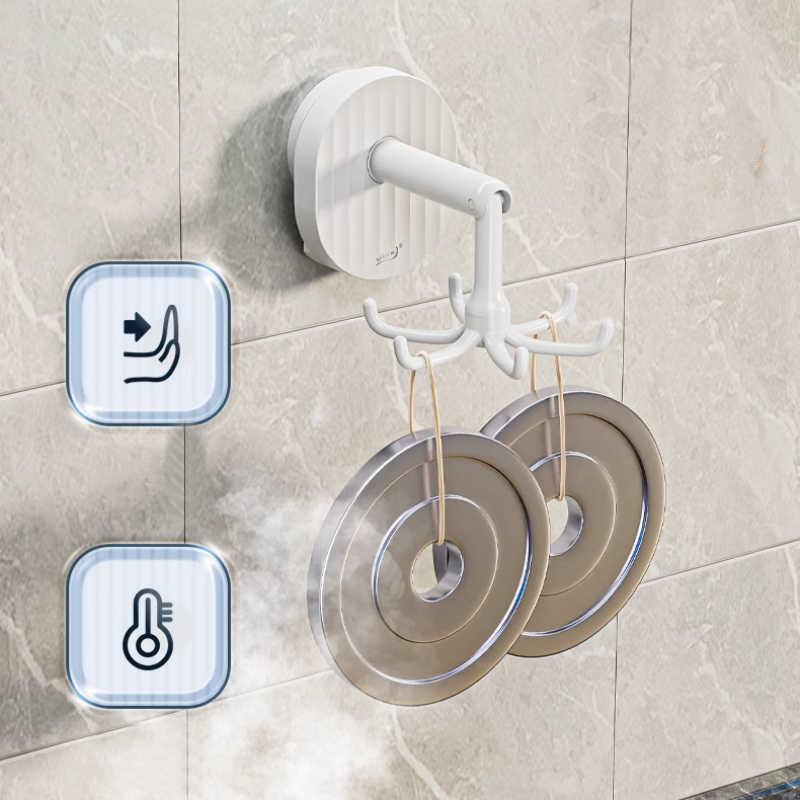 Non-Drilling Wall-Mounted Rotating Hooks – GizModern