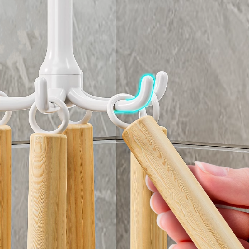 Non-Drilling Wall-Mounted Rotating Hooks – GizModern