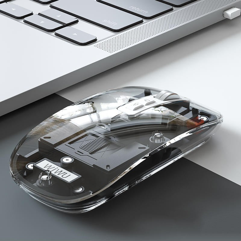 Transparent Wireless Silent Bluetooth Mouse – GizModern