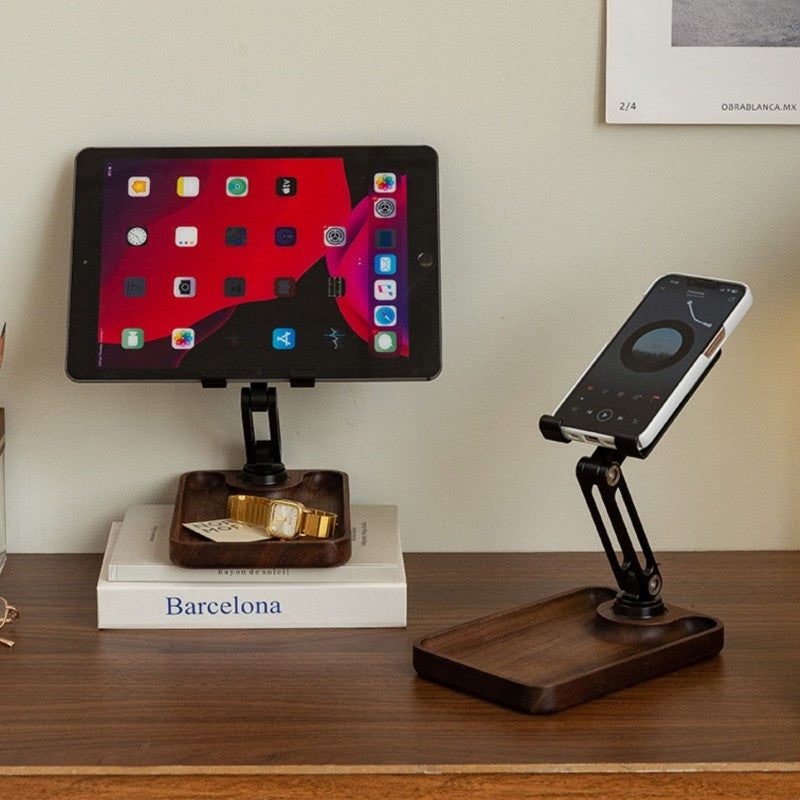 Multi-Functional Lazy Foldable Wooden Phone Stand – GizModern