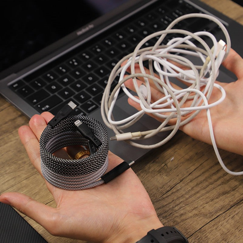 Creative Folding Magnetic Circle Cable Organizer – GizModern