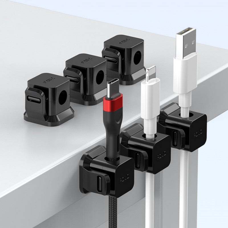 Desktop And Wall Adhesive Cable Organizer – GizModern