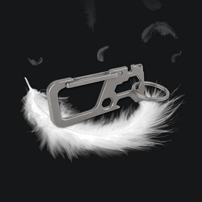 Titanium Alloy Multifunctional Minimalist Keychain Hook – GizModern