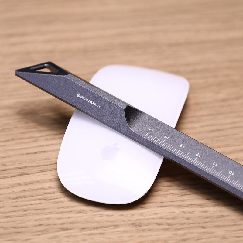 Multi-Functional Drawing And Drafting Aluminum Alloy Ruler – GizModern