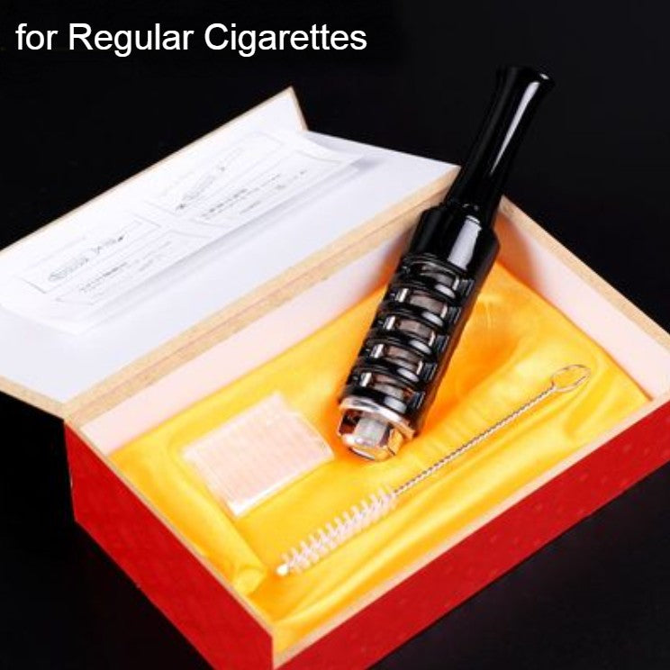 Portable Reusable Cigarette Holder with Ash Storage Compartment, for D ...
