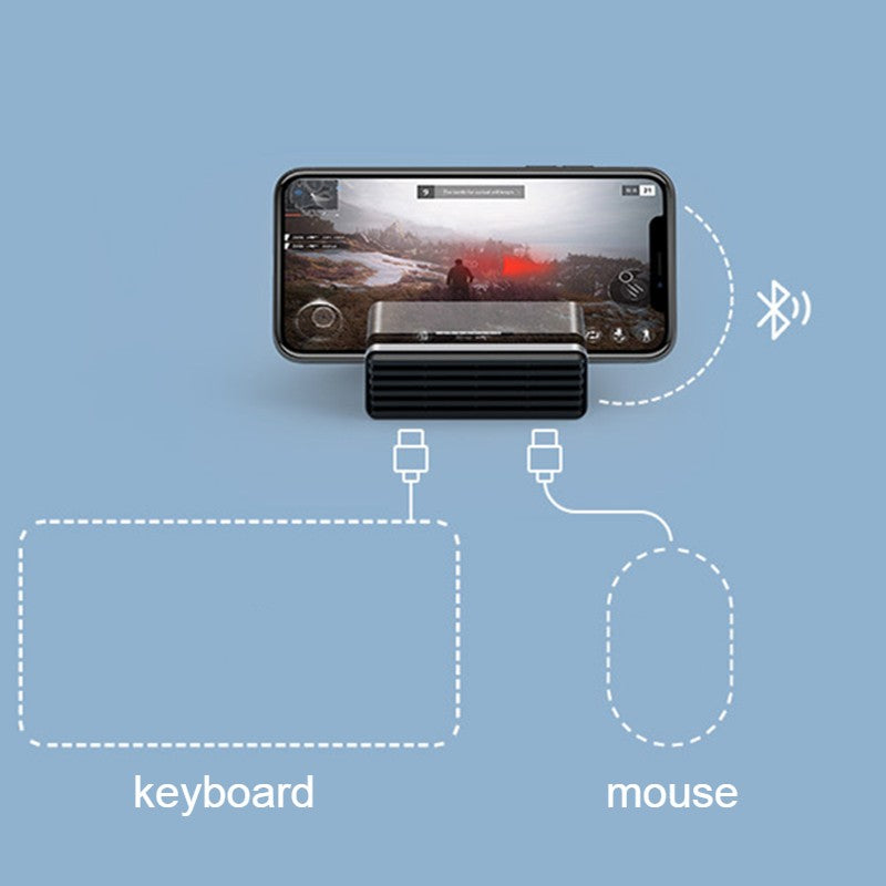 Wireless Mobile Game Controller, Keyboard and Mouse Converter Adapter ...