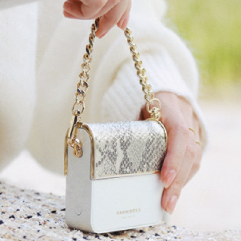Mini Portable 10000mAh Handbag Power Bank, with Detachable Strap, LED ...