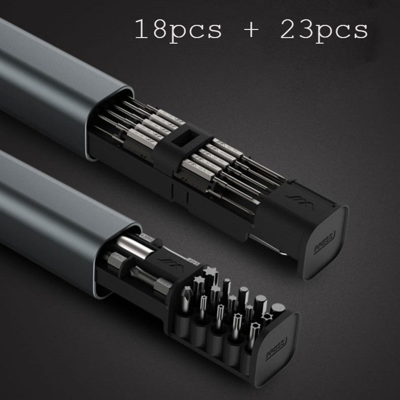 Multi-Function Portable Precision Screwdriver Set, with 21 Tips & A Gr ...