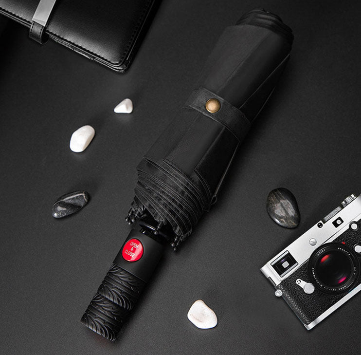 Automatic Sun & Rain Umbrella, with Anti UV Coating, Large Canopy & An ...