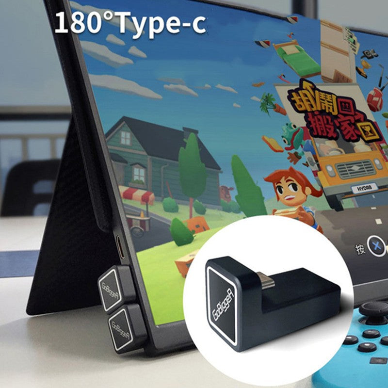Type-C U Shape Adapter with 180 Degree Angled Design, for Laptop, Tabl ...