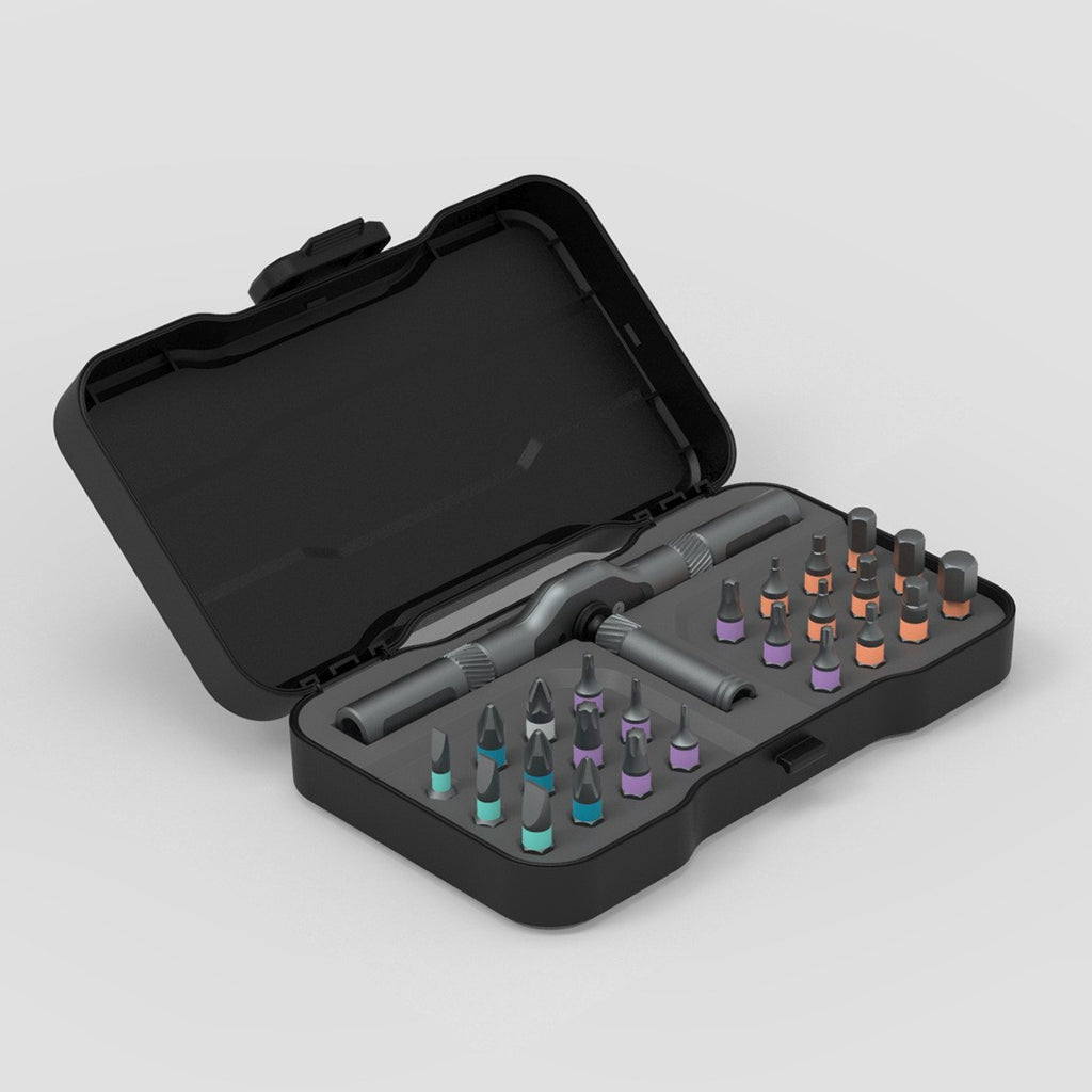 24-in-1 Multi-function Ratchet Screwdriver Set, with Alloy Bits & Magn ...