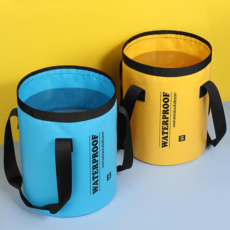 Portable Collapsible Bucket, Lightweight & Durable, for Garden, Campin ...