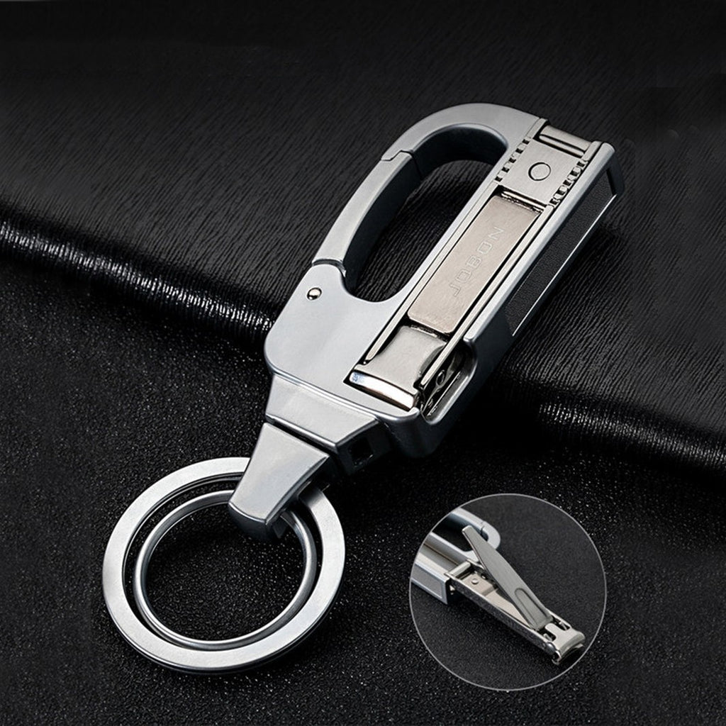 2-in-1 Useful & Durable Keychain with Built-in Nail Clipper – GizModern