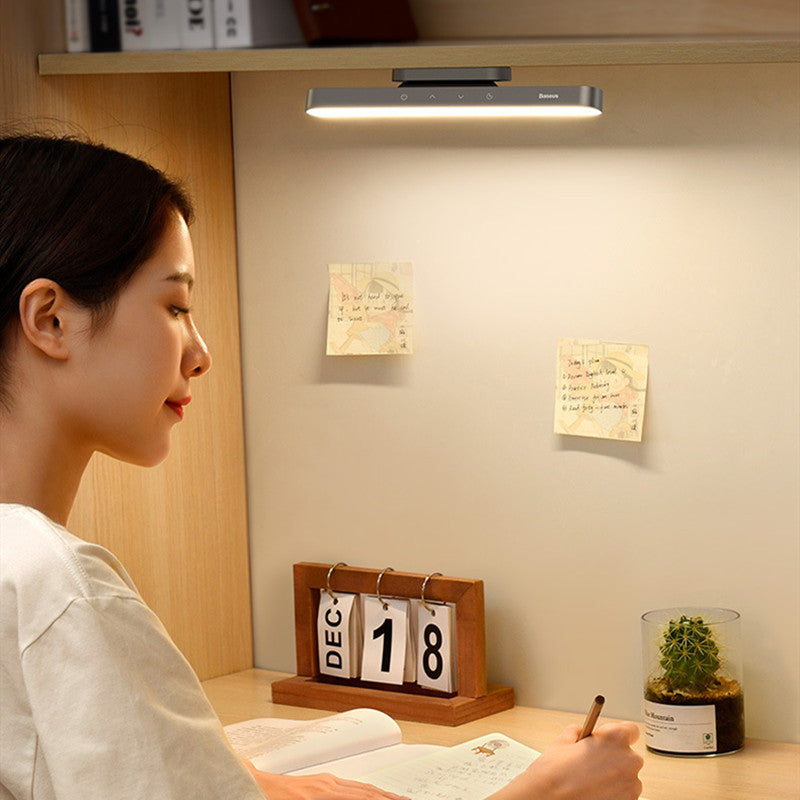 Rechargeable Magnetic LED Desk Lamp with Stepless Dimming, for Study ...