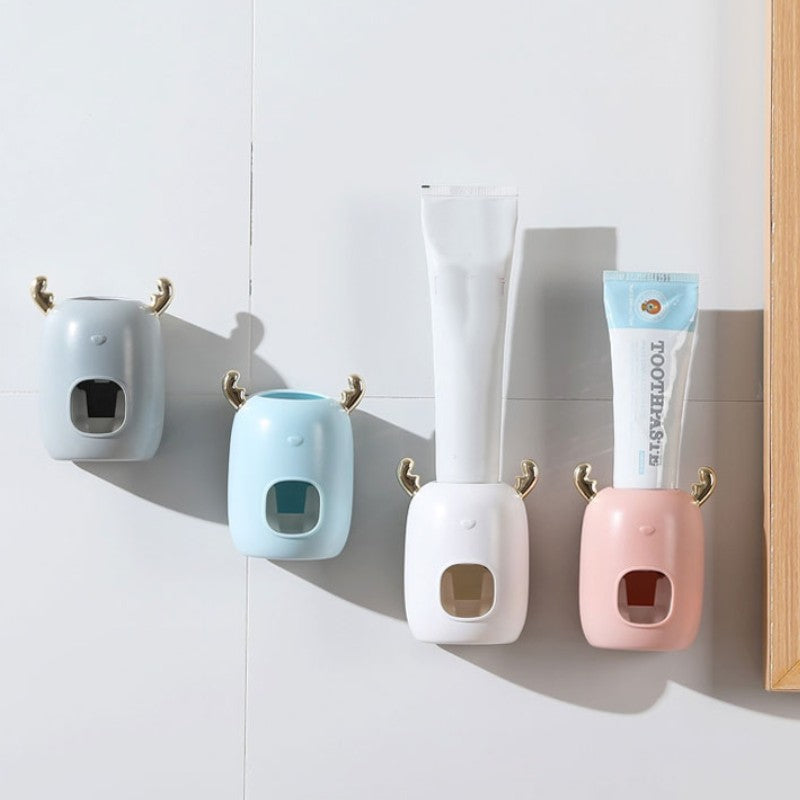 Automatic Toothpaste Dispenser, with Easy Installation & Adjustable Di ...