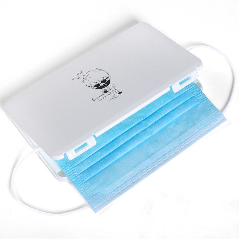 Portable Face Mask Storage Case, for Reusable/Disposable Masks, Receip ...