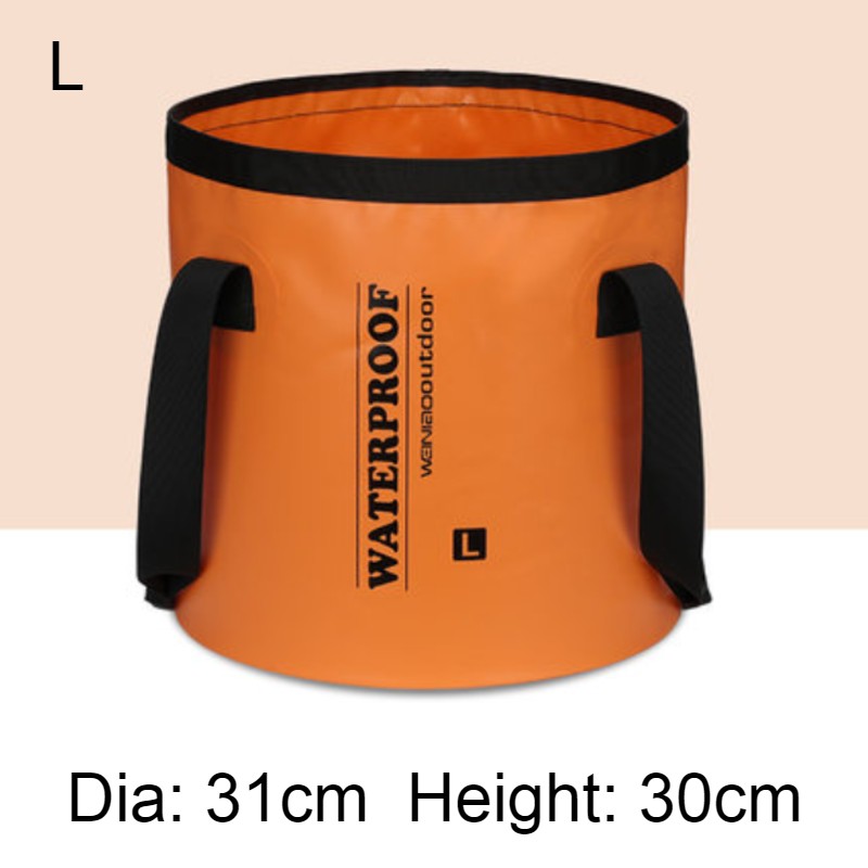 Portable Collapsible Bucket, Lightweight & Durable, for Garden, Campin ...