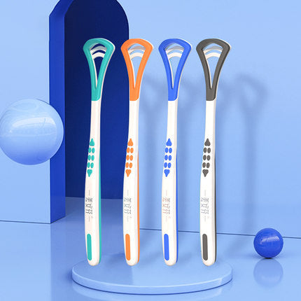 Dual Function Tongue Cleaner Brush & Scraper, Your Tongue Deserve A Ba ...