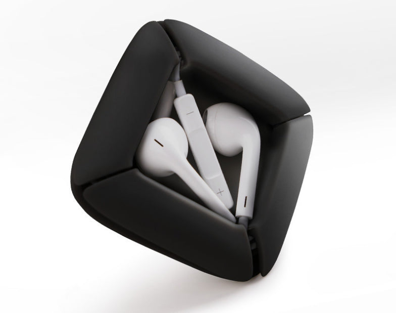 Portable Silicone Winder / Cable Organizer For Earphone & USB Cables ...