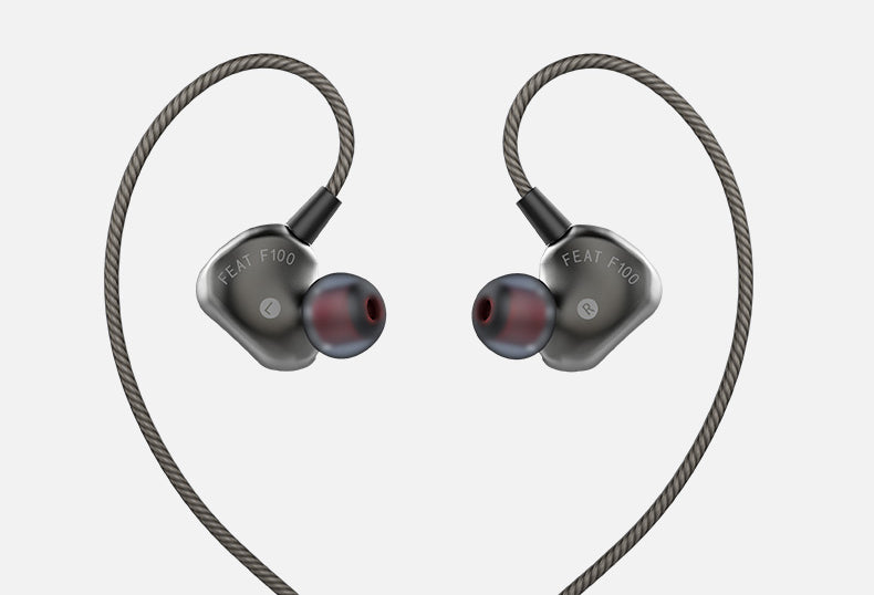 Premium All-Metal In-Ear Extra Bass HIFI Headphone With Ear Hook ...