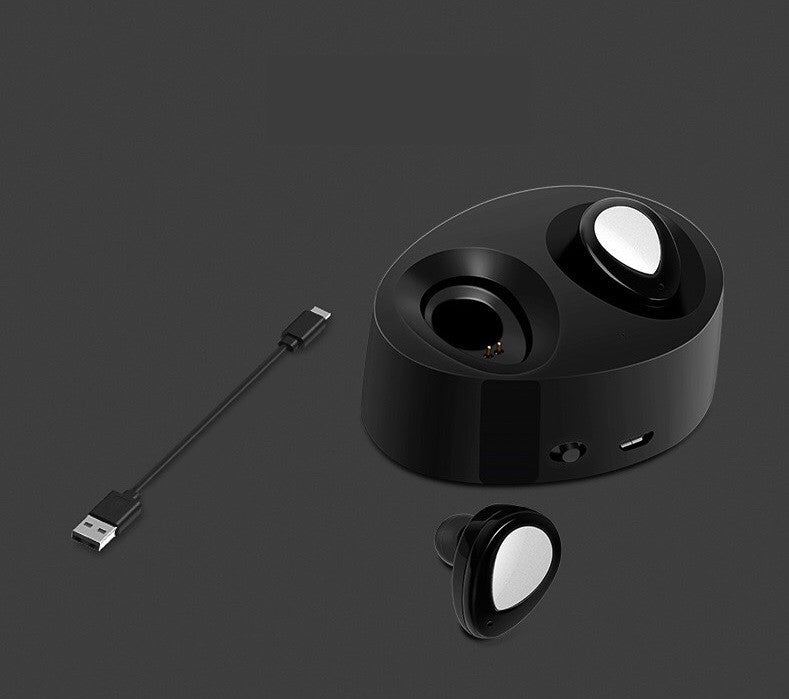 The Real Dual Channel Stereo In-Ear Wireless Earbuds with Charging Cas ...