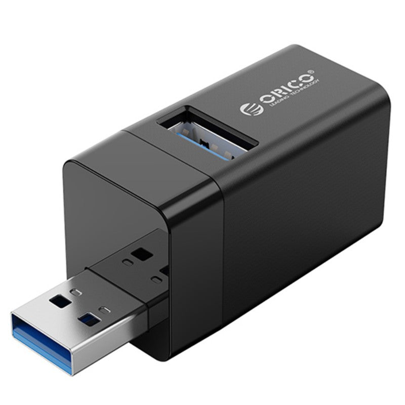 3-in-1 Mini USB Hub, with Super Compact Design, USB3.0 Output, & Widel ...
