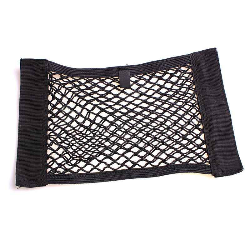 Universal Detachable Mesh Net Car Organizer With 1 Second Hook & Loop ...