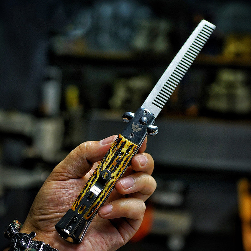 Portable Foldable Stainless Steel Comb, with Bottle Opener & Screwdriv ...