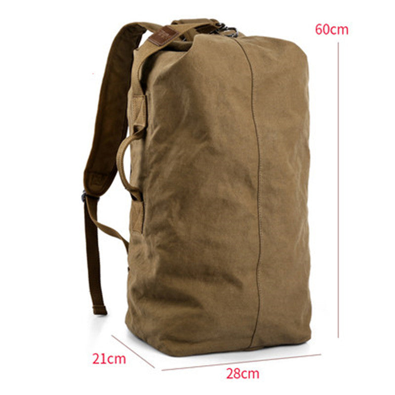 Large Capacity Canvas Backpack, with Sturdy Material, Multiple Interio ...