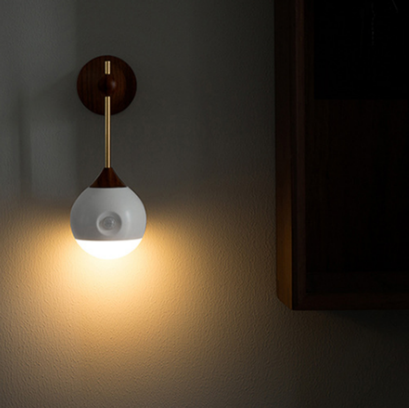 LED Wall Night Light With Sound Control, Detachable Design & Magnetic ...