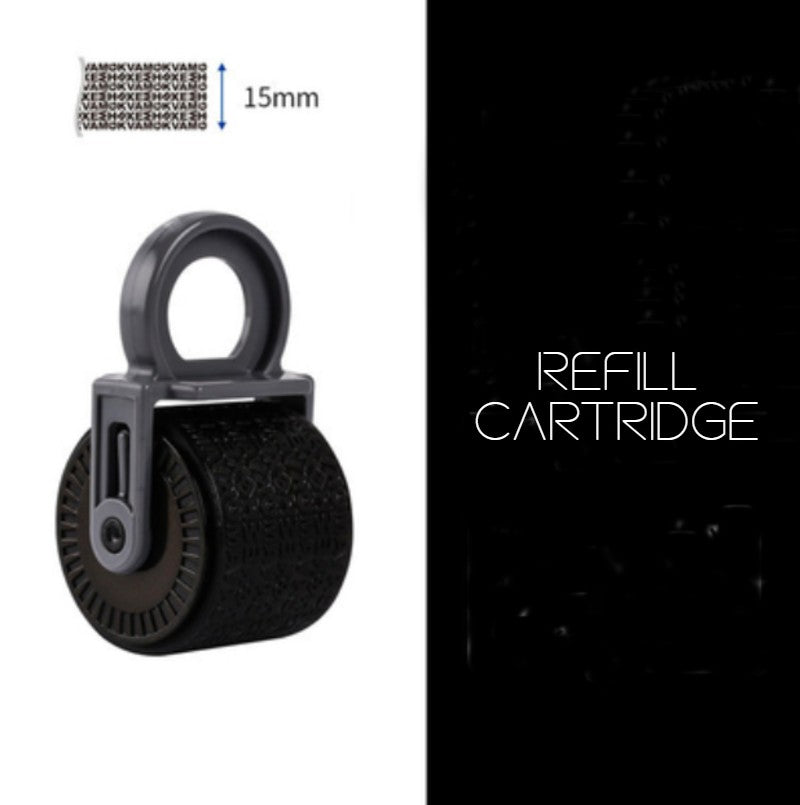 Guard Your ID Mini Roller Stamp, with Portable Design and Replaceable ...