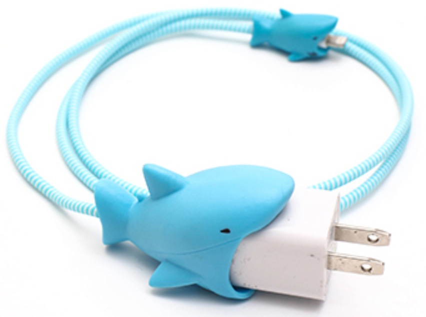Cute Charging Cable Protector Set with Cable Protector and Dual Cable ...