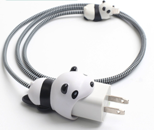 Cute Charging Cable Protector Set with Cable Protector and Dual Cable ...
