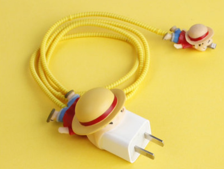 Cute Charging Cable Protector Set with Cable Protector and Dual Cable ...