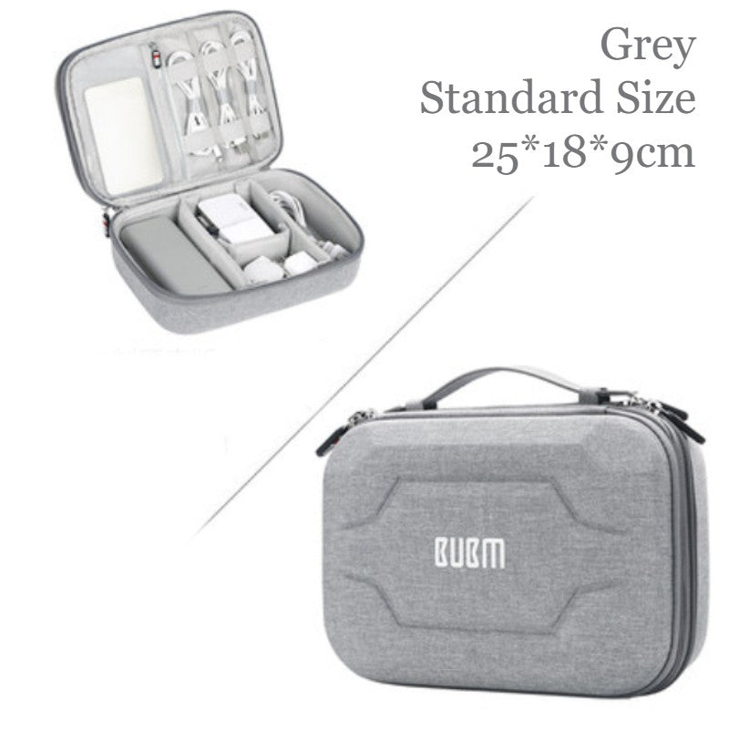 Portable Large-capacity Digital Accessory Storage Bag, with EVA Hard S ...