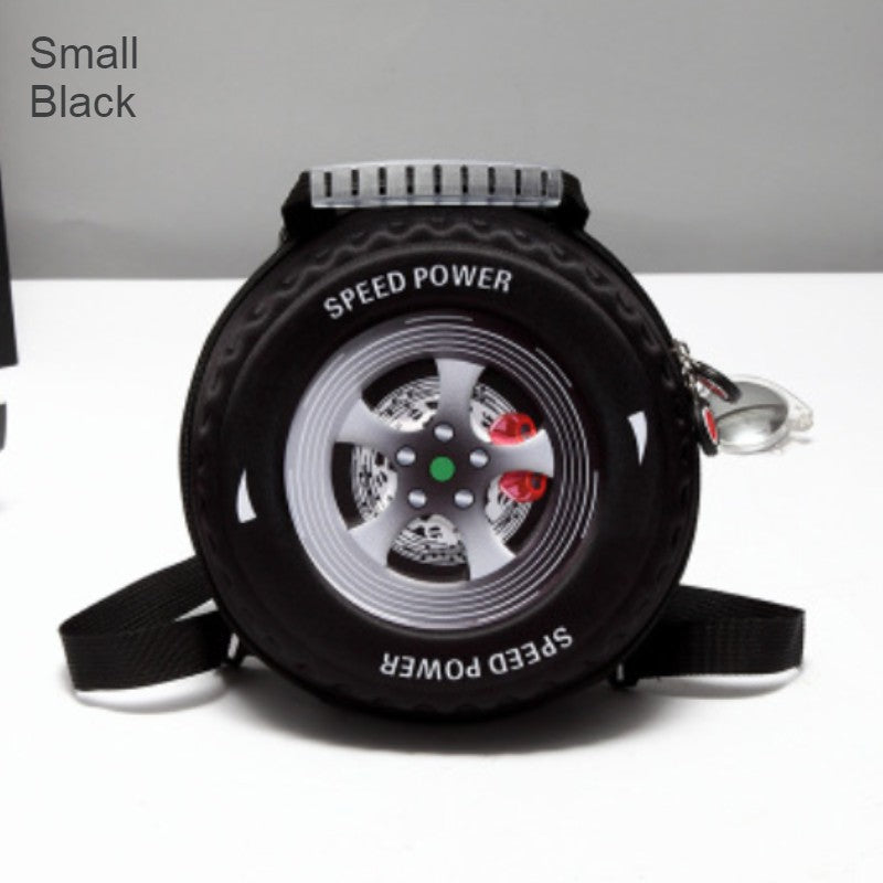 Cool 3D Racing Car Tire Backpack, for Preschool & Kindergarten, Boys ...