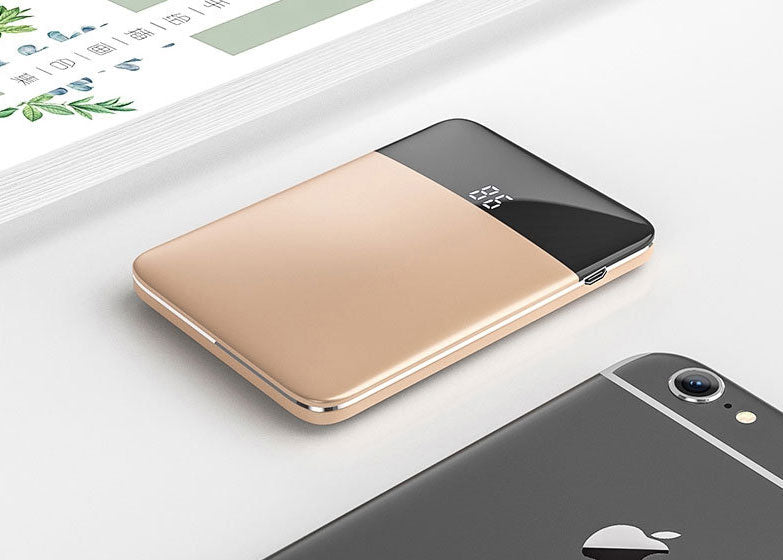 6000mAh 3-in-1 Mini Power Bank with Concealable Cable & Adapters ...