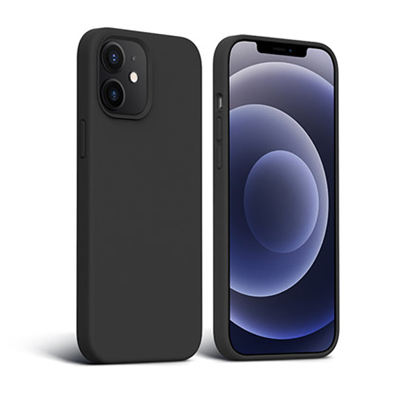 iPhone 12 Soft Silicone Case Cover, with Full-body Protection, Lightwe ...