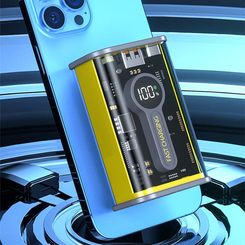 Transparent Mecha Wind Super Capacity Power Bank (10000mah) – GizModern