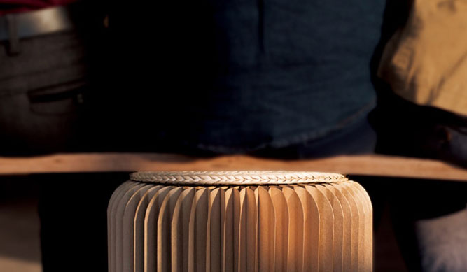 Weird & Wonderful Accordion-inspired Paper Chair – GizModern