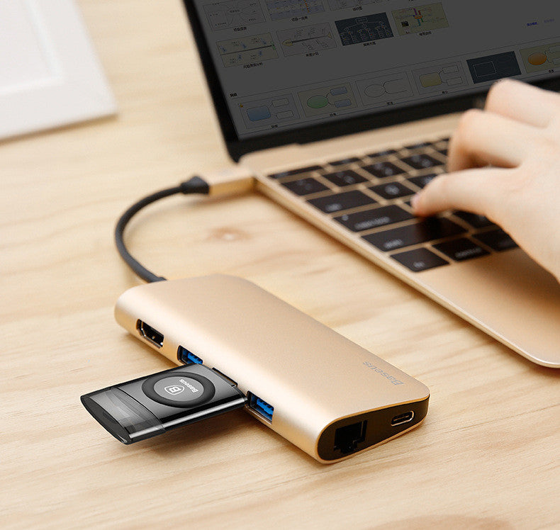The Premium 7-in-1 Type-C HUB to Get Your MacBook Ports Back – GizModern