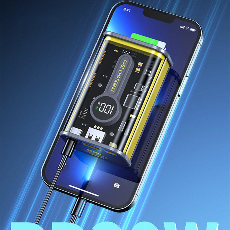 Transparent Mecha Wind Super Capacity Power Bank (10000mah) – GizModern