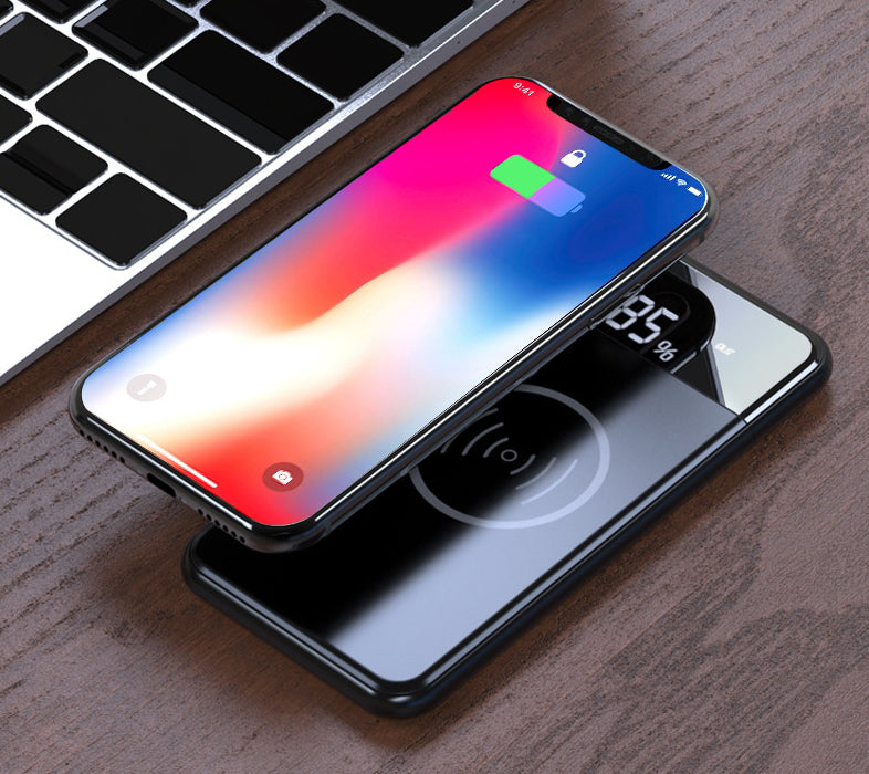 Lightweight 10000mAh Wireless Charging Power Bank With Digital Battery ...