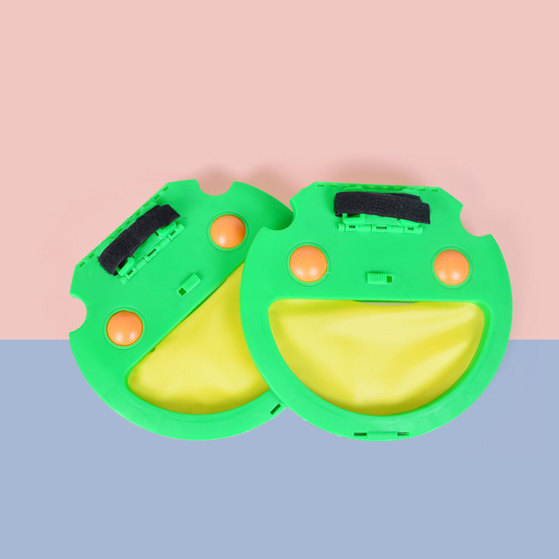 Classic Toss & Catch Sports Game Set, Contains 2 Disc Paddles and 4 Ba ...